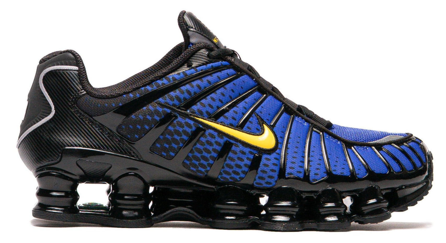 Nike Shox TL Black Lyon Blue Varsity Maize